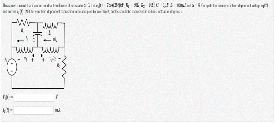 Solved This shows a circuit that includes an ideal | Chegg.com
