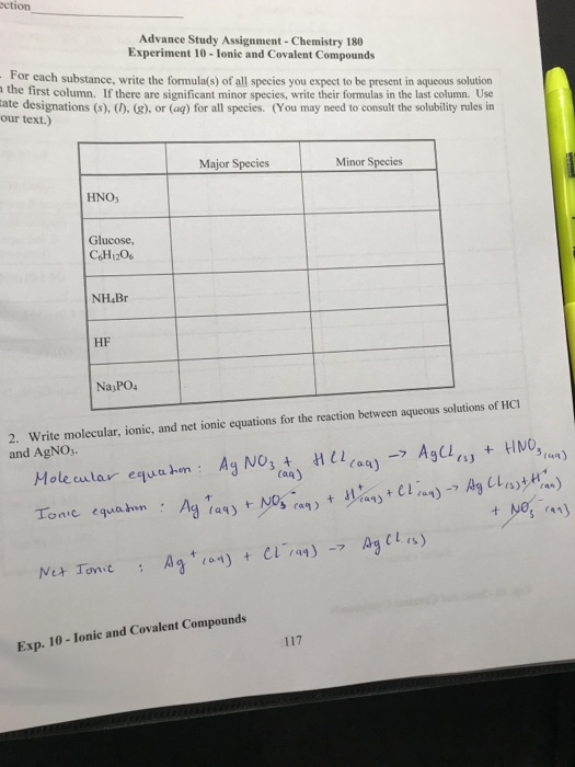 Solved ction Advance Study Assignment-Chemistry 180 | Chegg.com