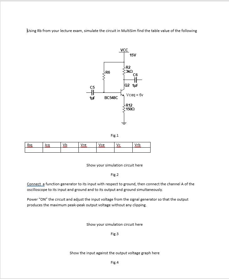 Solved Multisim task Instructions: Do this task only if you | Chegg.com