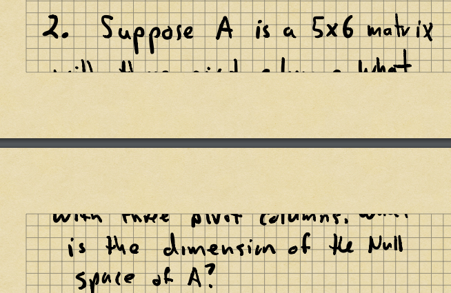 Solved 2. Suppose A is a 5x6 matrix with Twee PIVOT (olumns, | Chegg.com