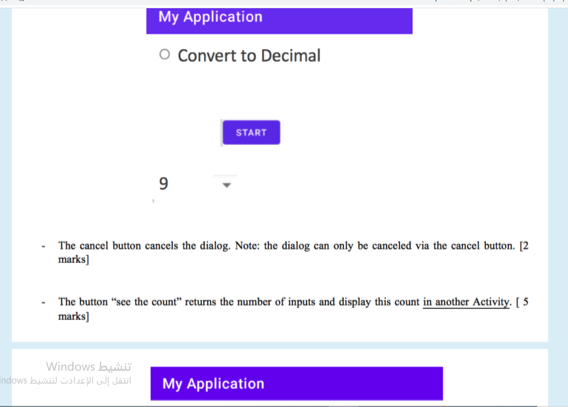 Solved Q1 Create An Android App Namely Convert To Decimal 
