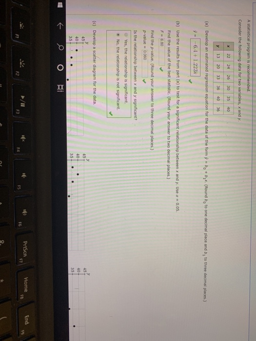 Solved A statistical program is recommended Consider the | Chegg.com