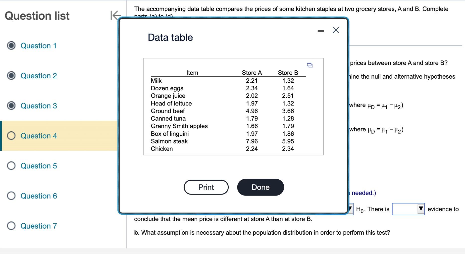 Solved Question list K