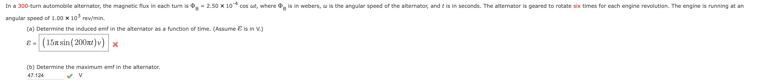 Solved angular speed of 1.00×103rev/min. (a) Determine the | Chegg.com