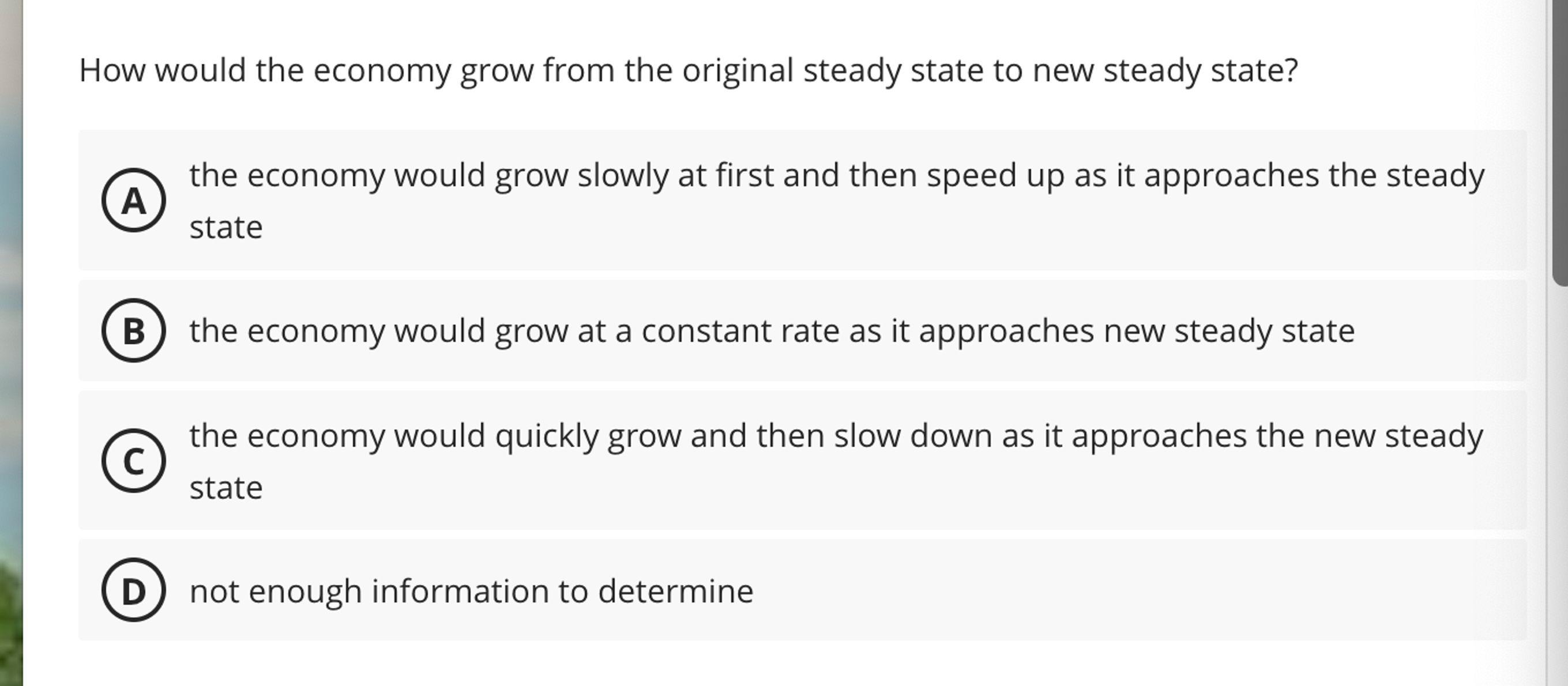 Solved For the next four questions, use the following | Chegg.com