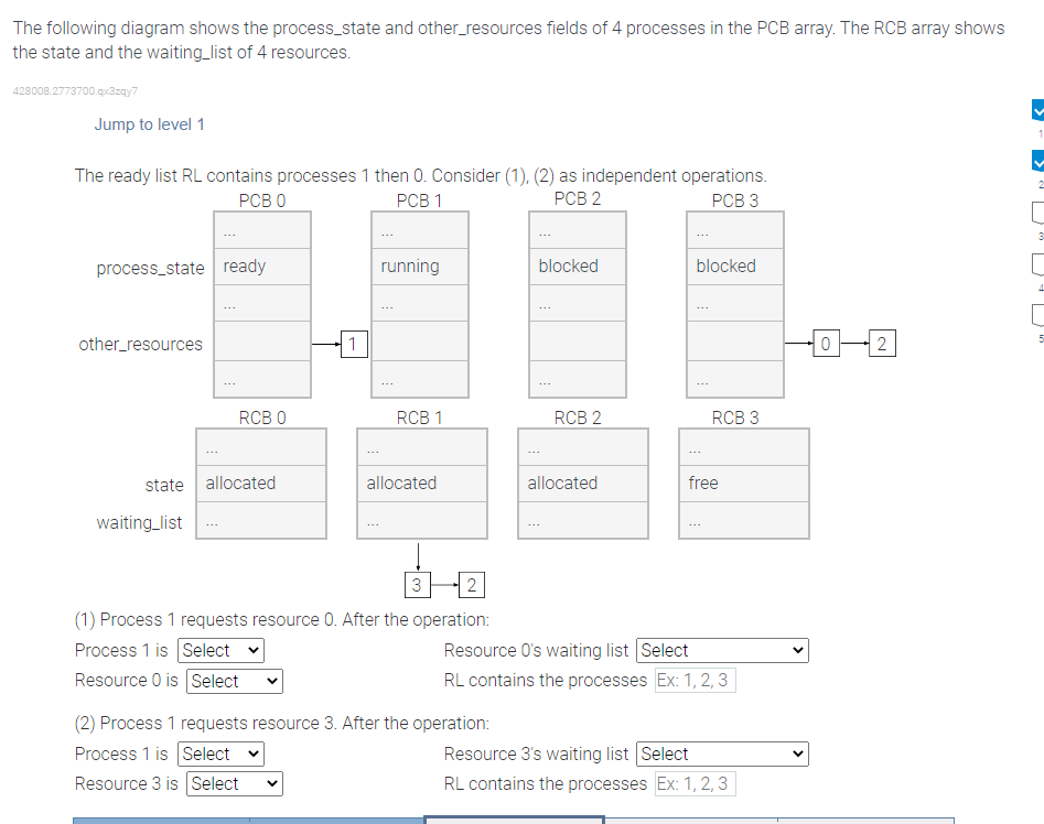 Solved The following diagram shows the process_state and | Chegg.com