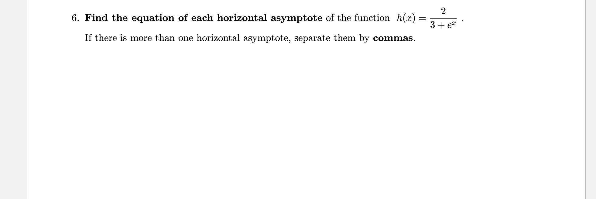 Solved Find the equation of each horizontal asymptote of the | Chegg.com