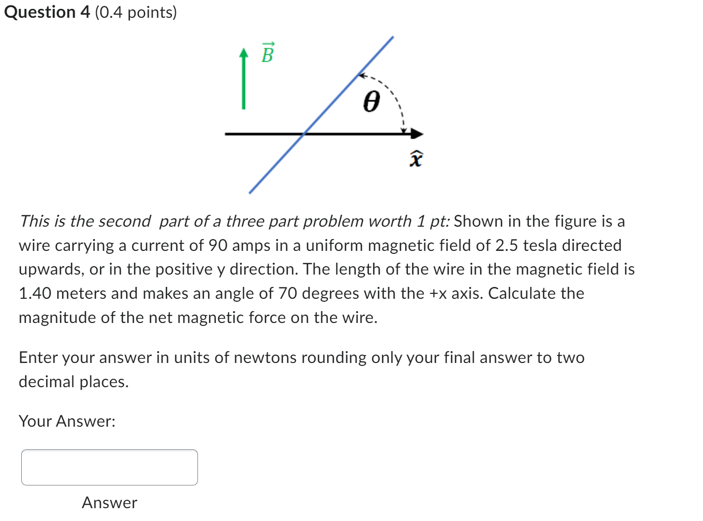 Solved Question 4 (0.4 points) This is the second part of a | Chegg.com