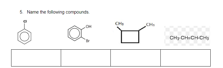 Solved 5. Name the following compounds. CH3 OH CH3 | Chegg.com