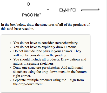 Solved + Et3NH Cr PhCO Nat In the box below, draw the | Chegg.com
