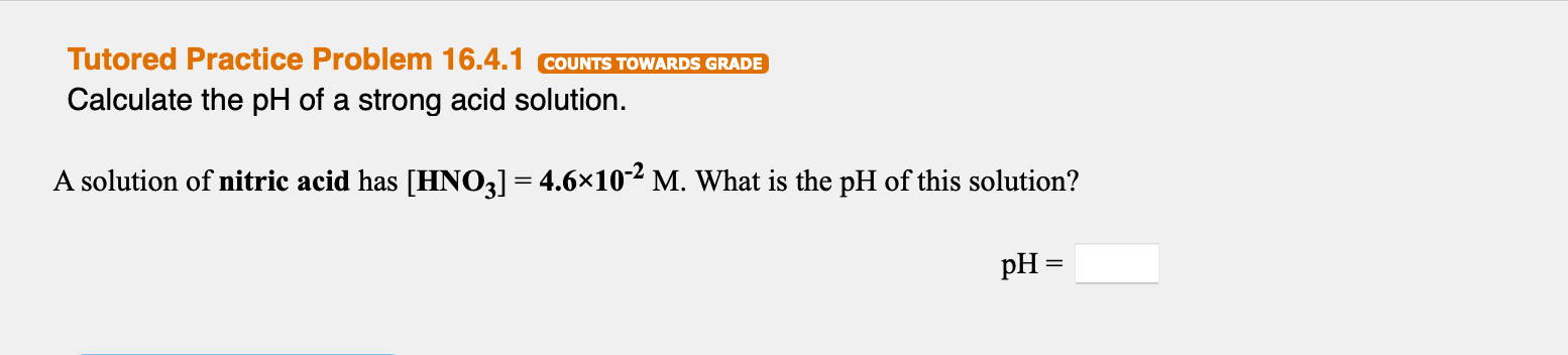 Solved Tutored Practice Problem 16.4.1 COUNTS TOWARDS GRADE | Chegg.com