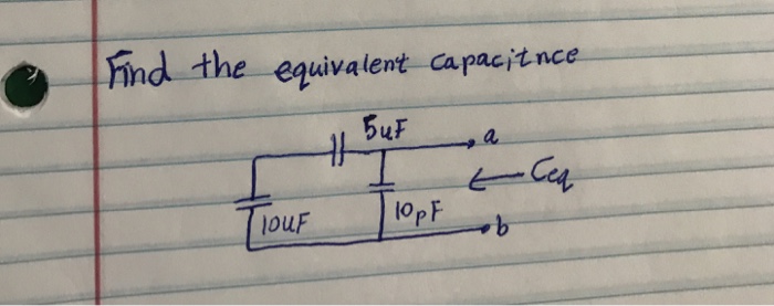 Solved Find the equivalent capacitance | Chegg.com