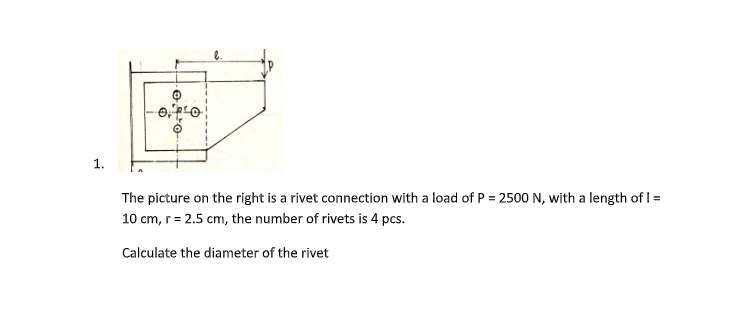 OS 1. The picture on the right is a rivet connection | Chegg.com