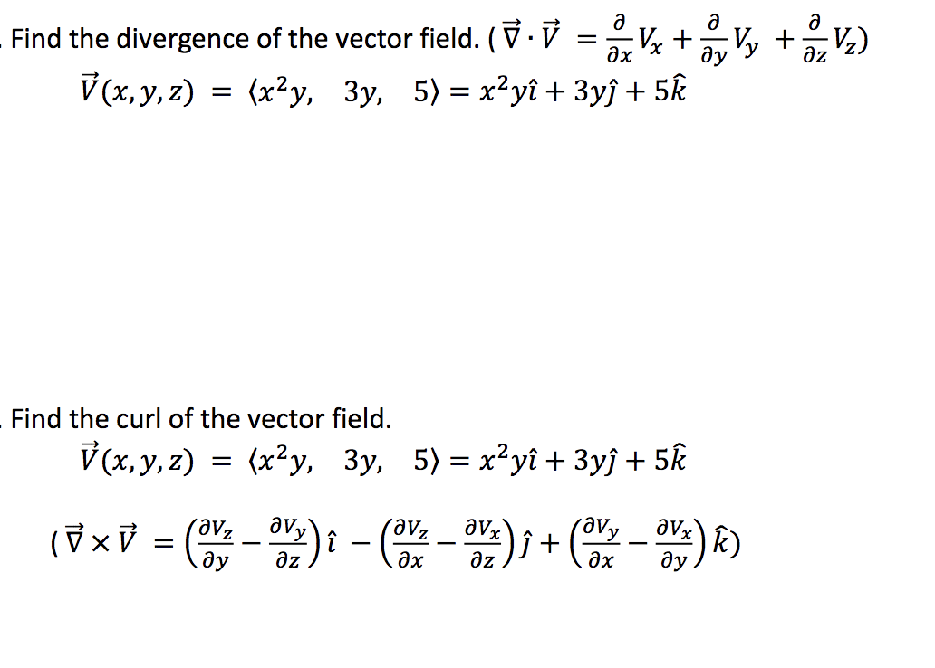 Solved Find the divergence of the vector field. | Chegg.com