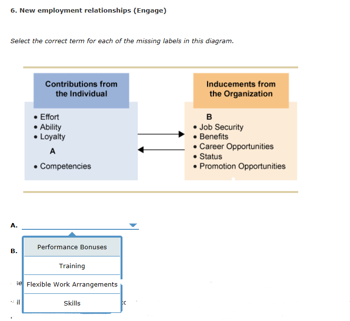 Solved Choose the correct term for each of the missing | Chegg.com
