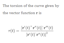 Solved find the torsion of the given curve at a general | Chegg.com