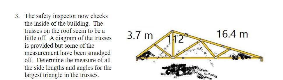 Solved 3. The safety inspector now checks the inside of the | Chegg.com