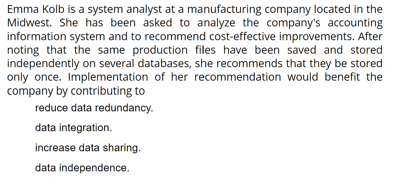 Solved Which of the following are correct? An SQL statement | Chegg.com