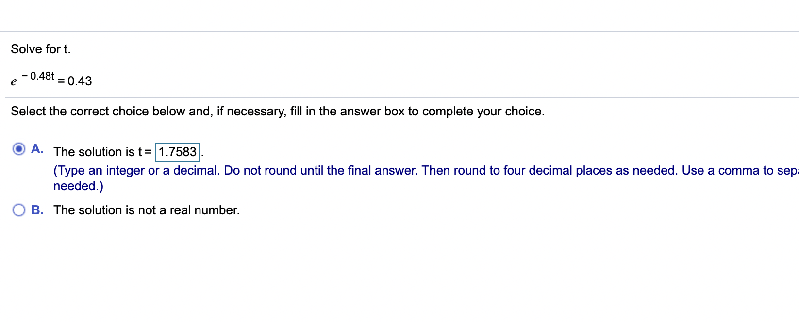 Solved Is this correct? The comment about the rounding has | Chegg.com