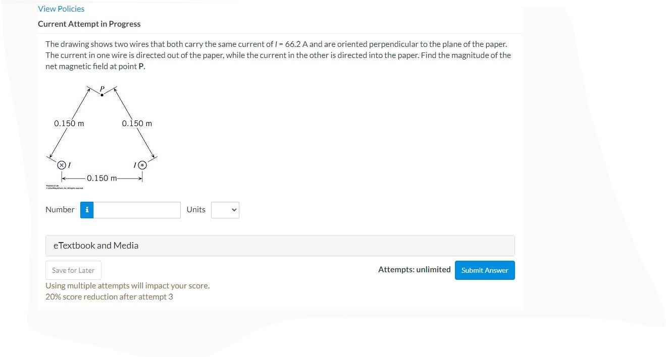 Solved The drawing shows two wires that both carry the same | Chegg.com