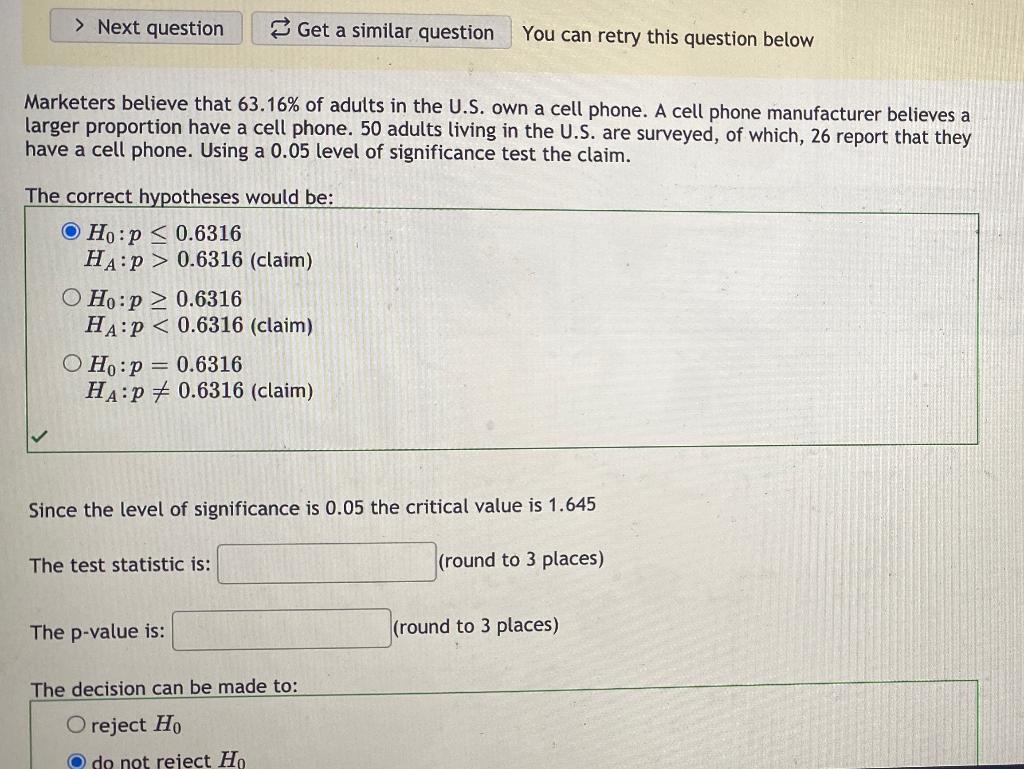 Solved > Next question Get a similar question You can retry | Chegg.com
