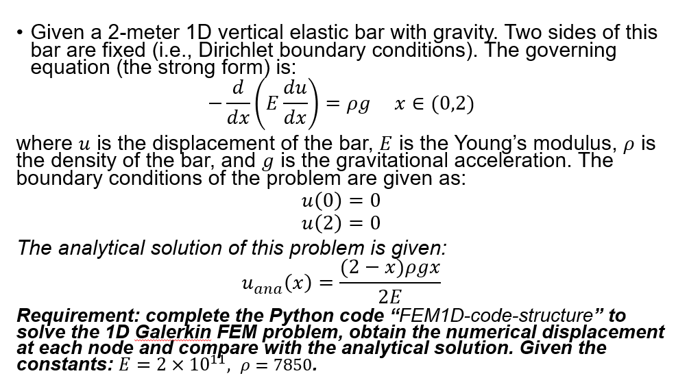 Solved Please Help Me Filling The Following Code Using The 