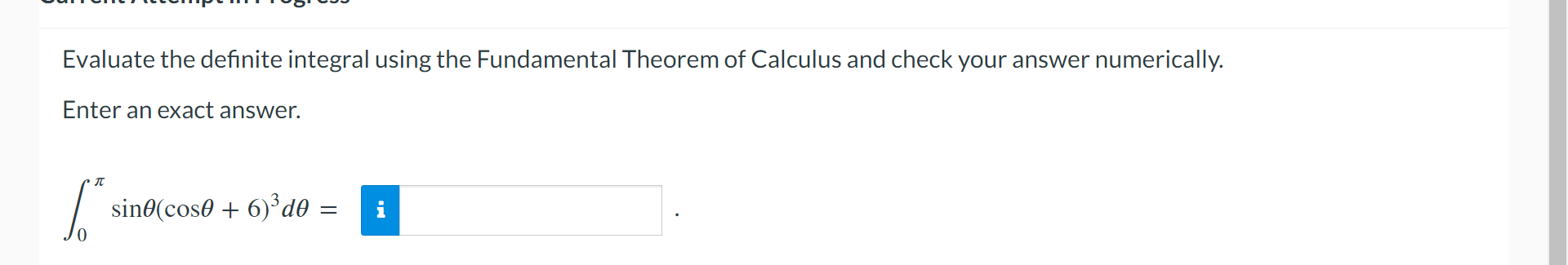 Solved Evaluate the definite integral using the Fundamental | Chegg.com