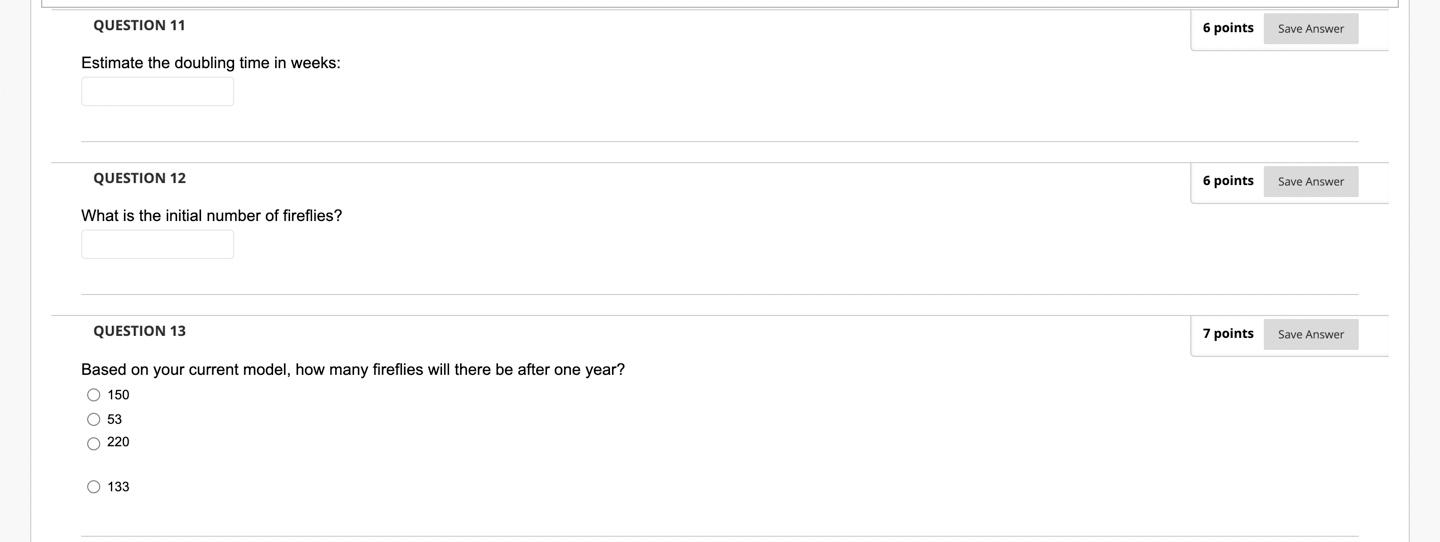 Solved Question Completion Status: Firefly Growth 168 144 | Chegg.com