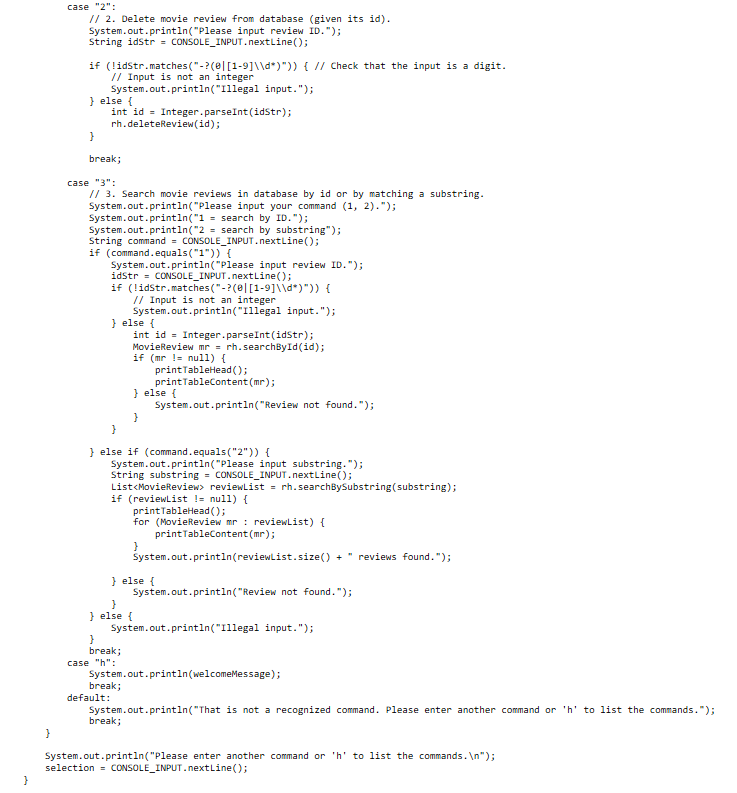 I really need help finishing up this java | Chegg.com