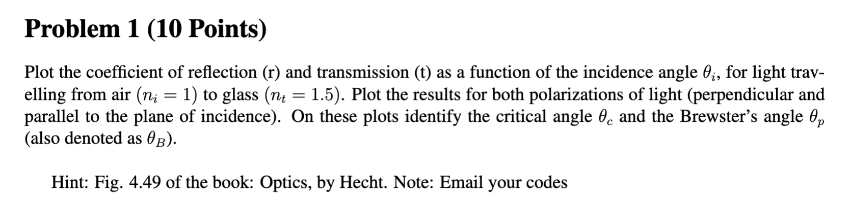 Solved Plot the coefficient of reflection (r) and | Chegg.com