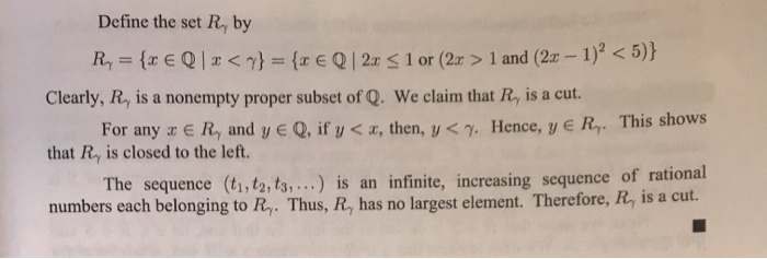 Solved Exercise 1.39: Show that the cut R,, defined in | Chegg.com