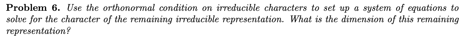 Solved character table of S4.Problem 6. Use the orthonormal | Chegg.com