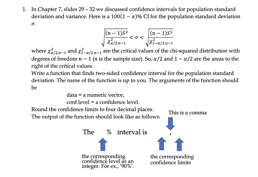 Solved 1. In Chapter 7, slides 29 - 32 we discussed | Chegg.com