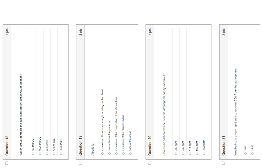 Solved Question 18 2 pts Which group contains the two most | Chegg.com