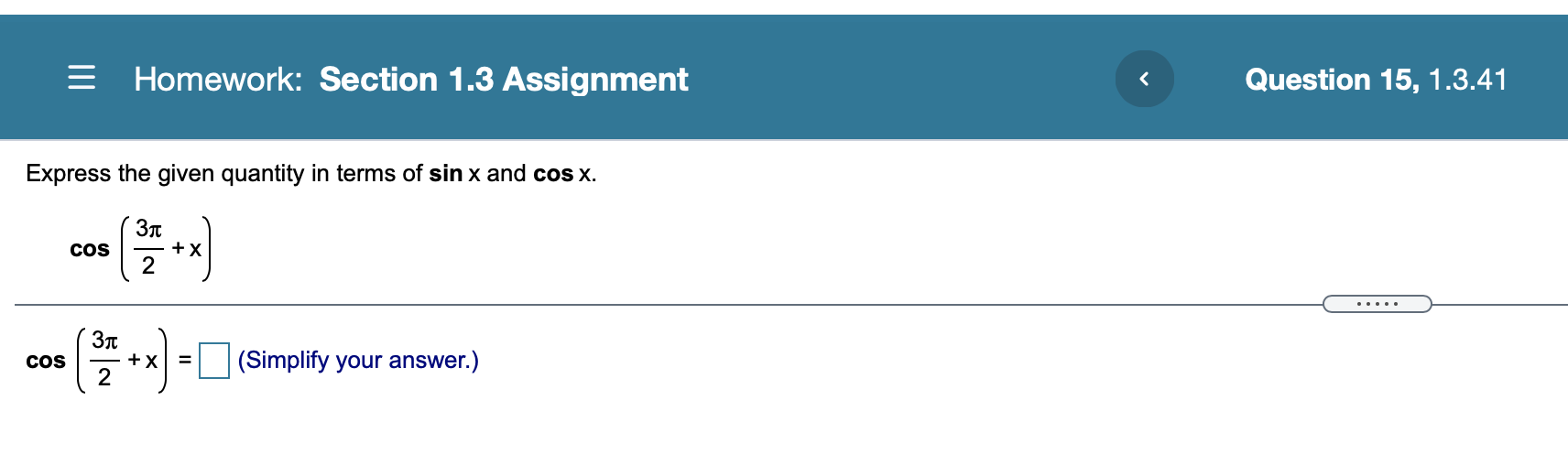 Solved Homework Section 1 3 Assignment Question 15
