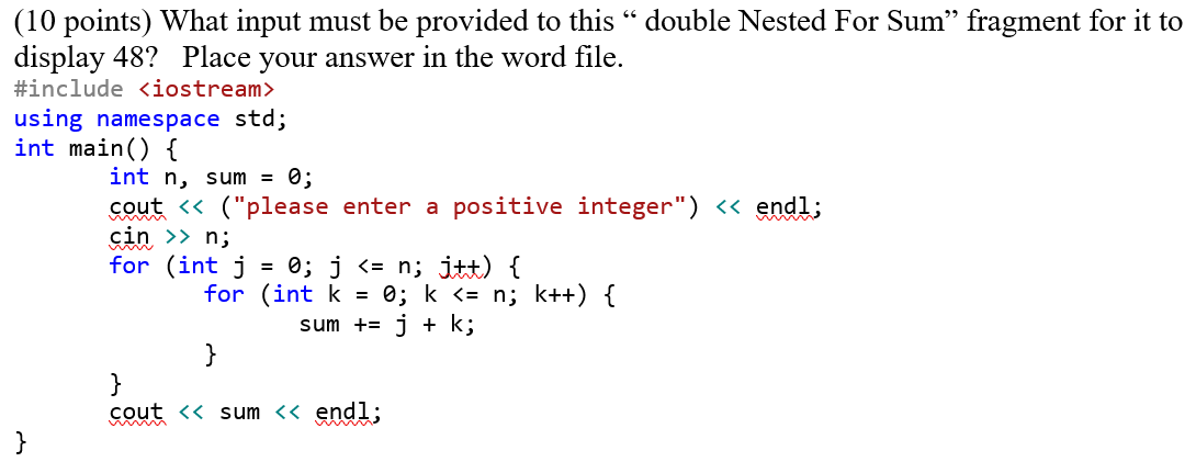 Solved (10 points) What input must be provided to this " | Chegg.com