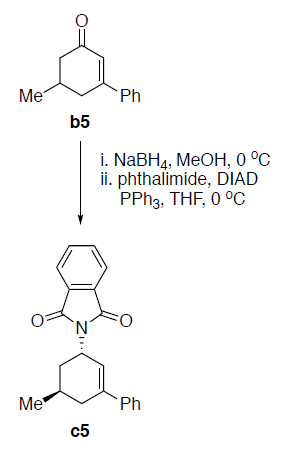 Solved Me / b5 Ph i. NaBH4, MeOH, 0 °C ii. phthalimide, DIAD | Chegg.com