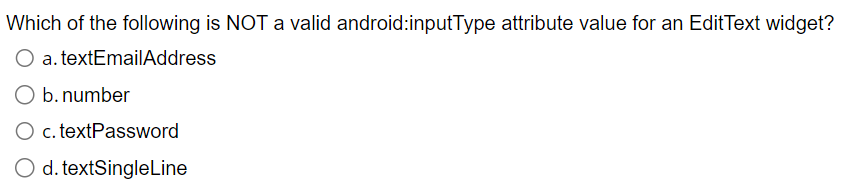 Solved TextWatcher interface defines three callbacks: | Chegg.com