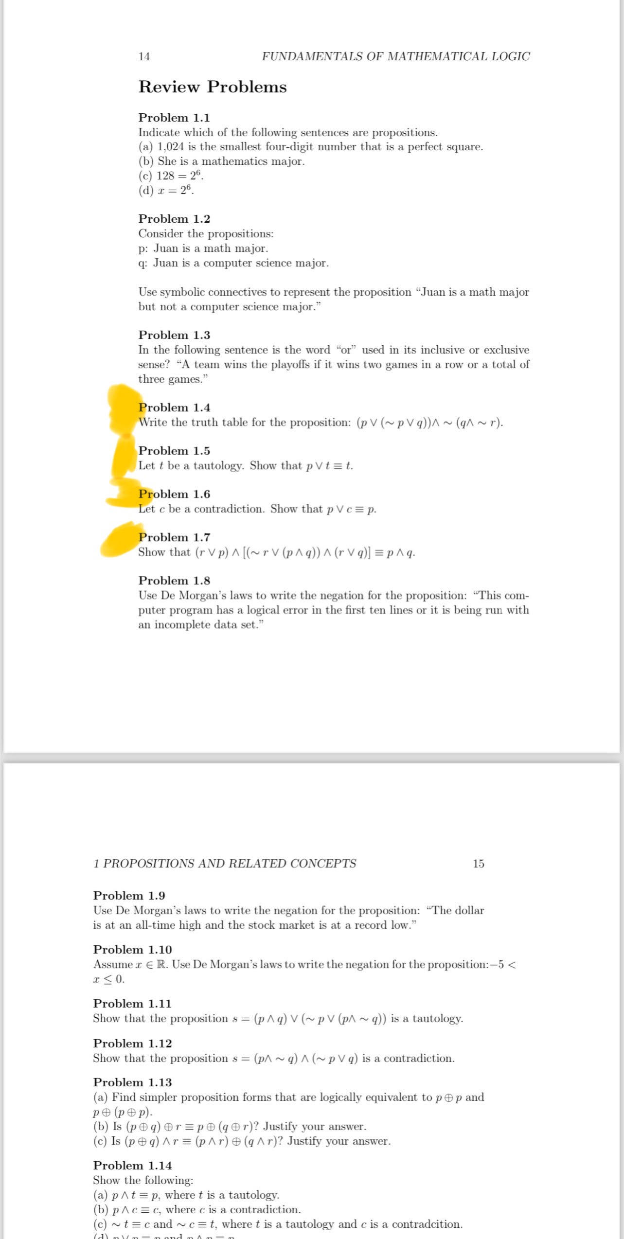 Solved Show me the steps to solves each questions that's | Chegg.com