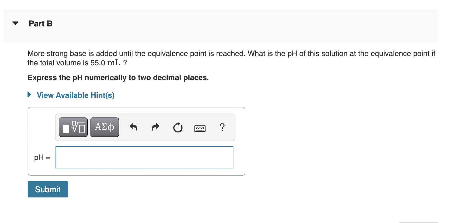 Solved A titration involves adding a reactant of known A | Chegg.com