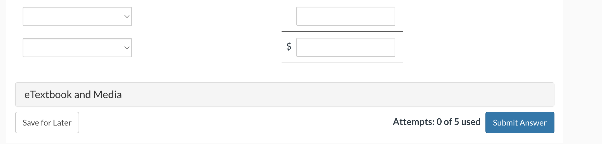 Solved Current Attempt in Progress Listed below are current | Chegg.com