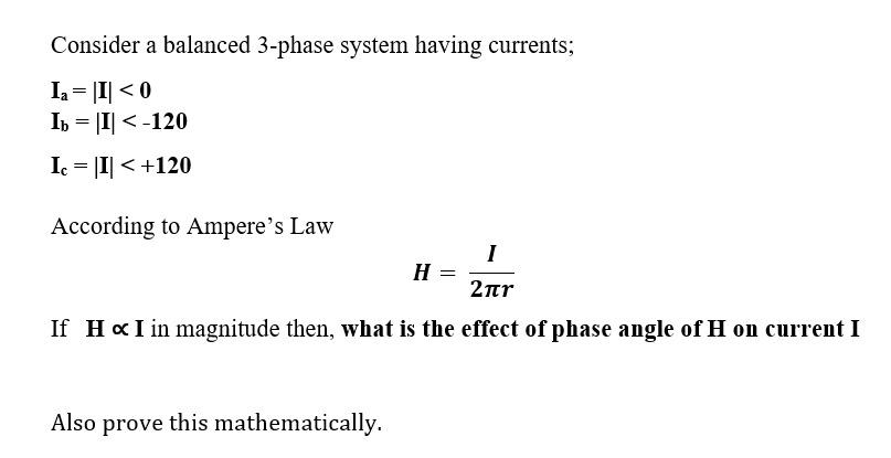 Solved Consider a balanced 3-phase system having currents; | Chegg.com