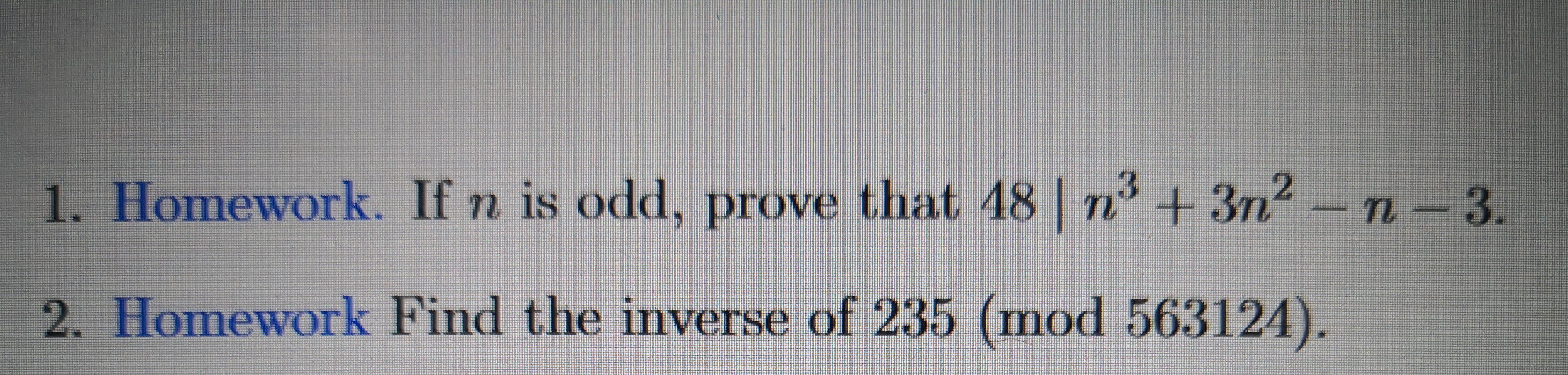 Solved For first question use division algorithm And for the | Chegg.com