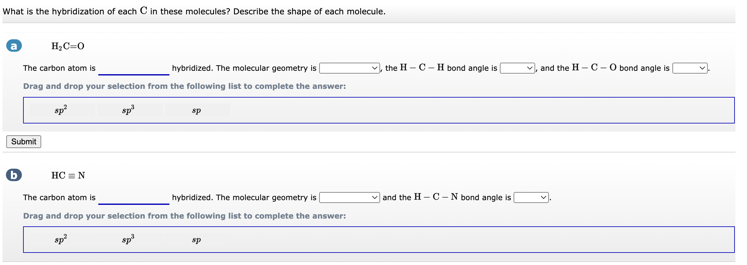 Solved For the things in between brackets, please chose 1 | Chegg.com