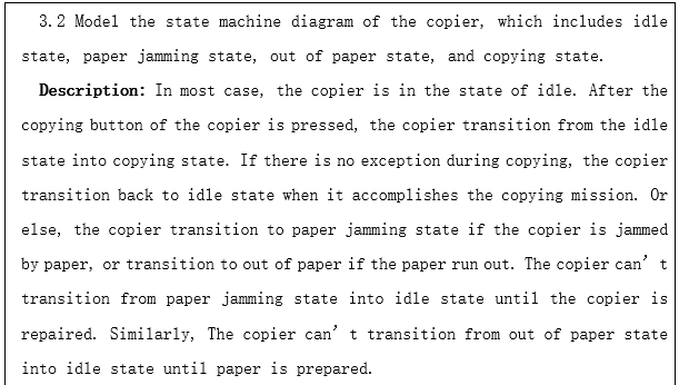 Solved 3. 2 Model the state machine diagram of the copier, | Chegg.com