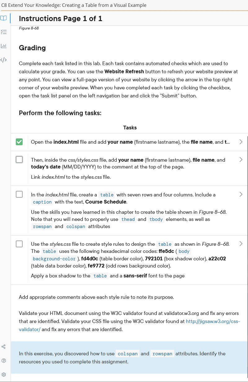 In this exercise, you will create the table shown in | Chegg.com