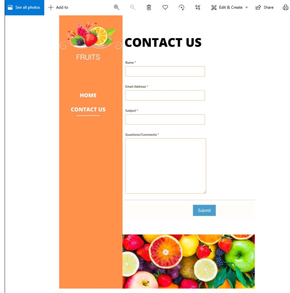 Solved - Create a website (2 web pages) that looks like the | Chegg.com
