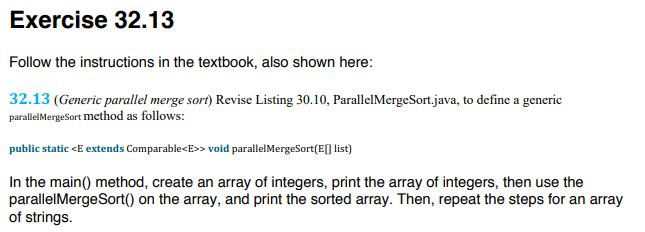 Solved Exercise 32.13 Follow the instructions in the | Chegg.com