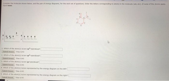 Solved Consider the molecule shown below, and the pair of | Chegg.com