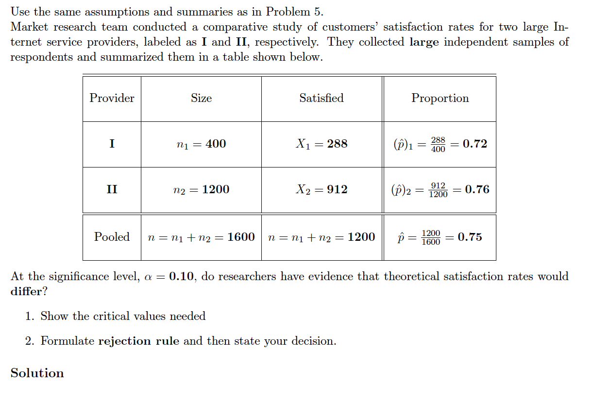Solved Use the same assumptions and summaries as in Problem | Chegg.com